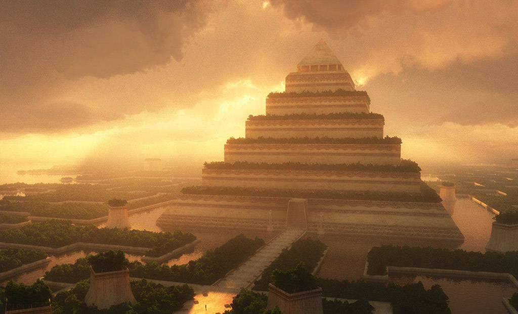 Babylon Ziggurat-CROP - Bible Matrix